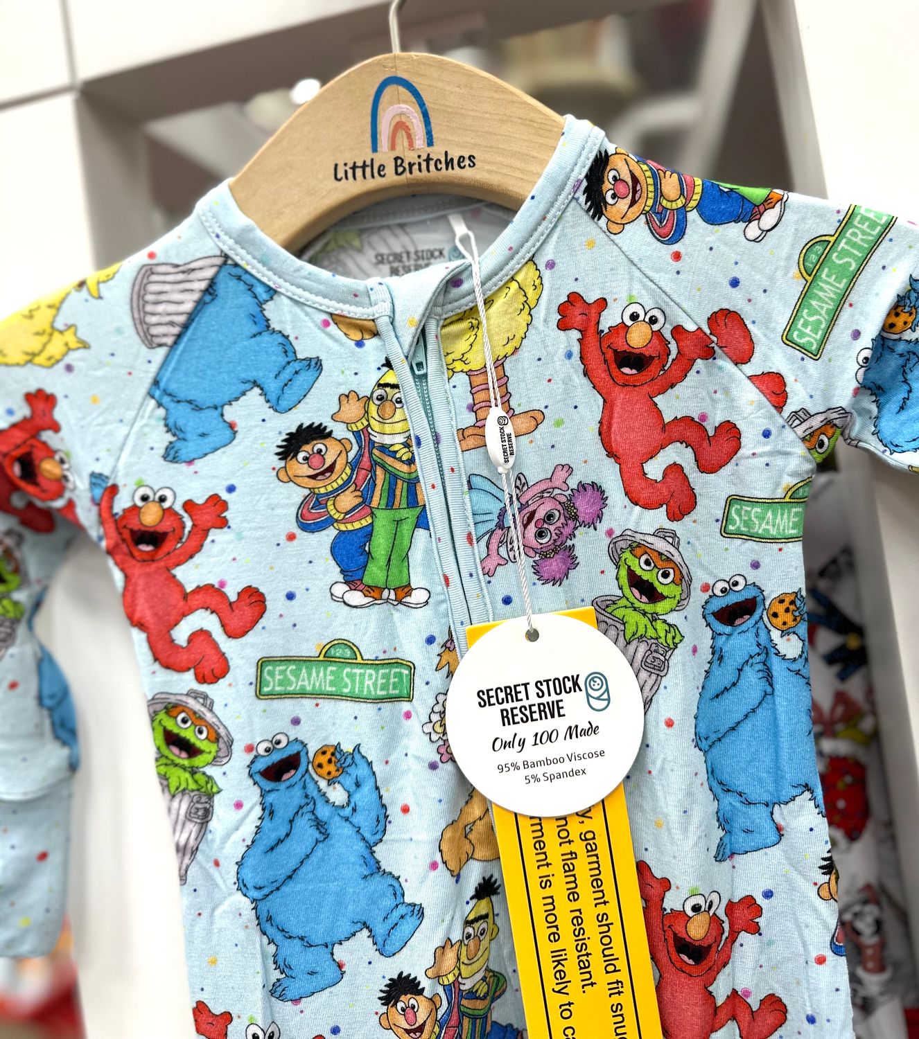 Secret Stock Reserve Bamboo Collection - Sesame Street - Ready to Ship