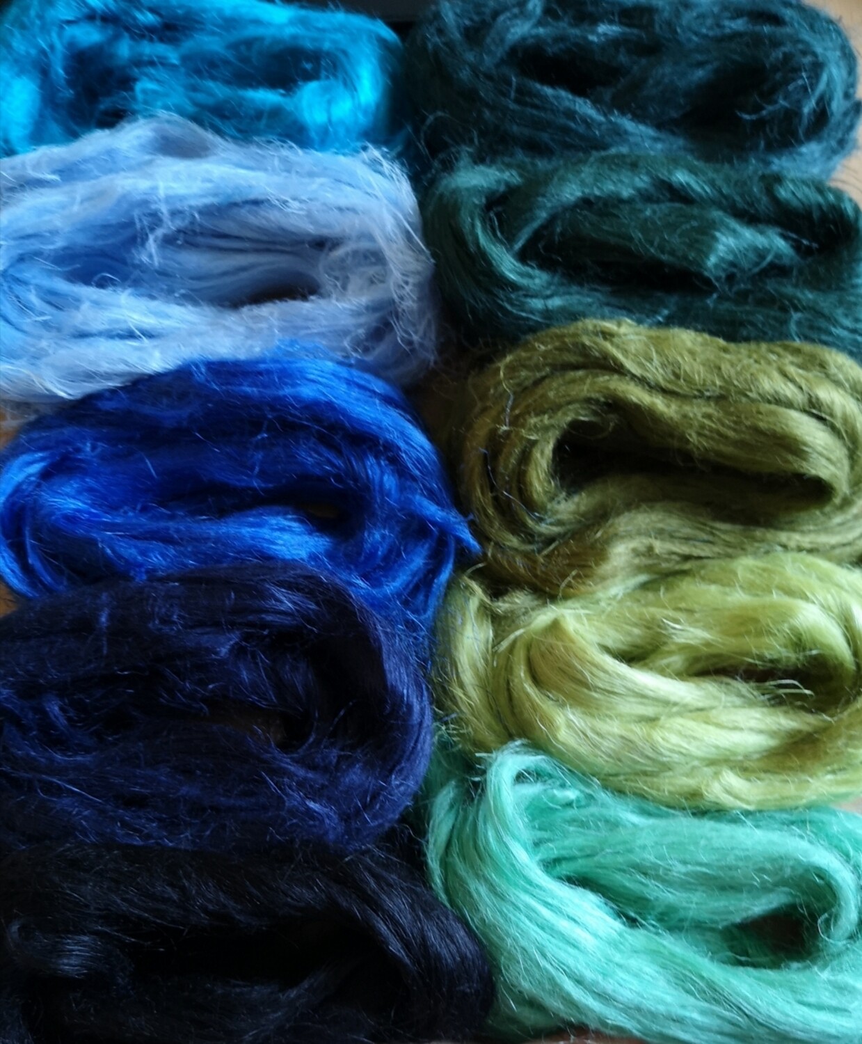 Leinen Set 200Gr. Filzen Spinnen Fasern Wolle