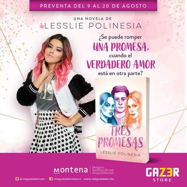 PREVENTA "3 PROMESAS" - LIBRO LESSLIE POLINESIA