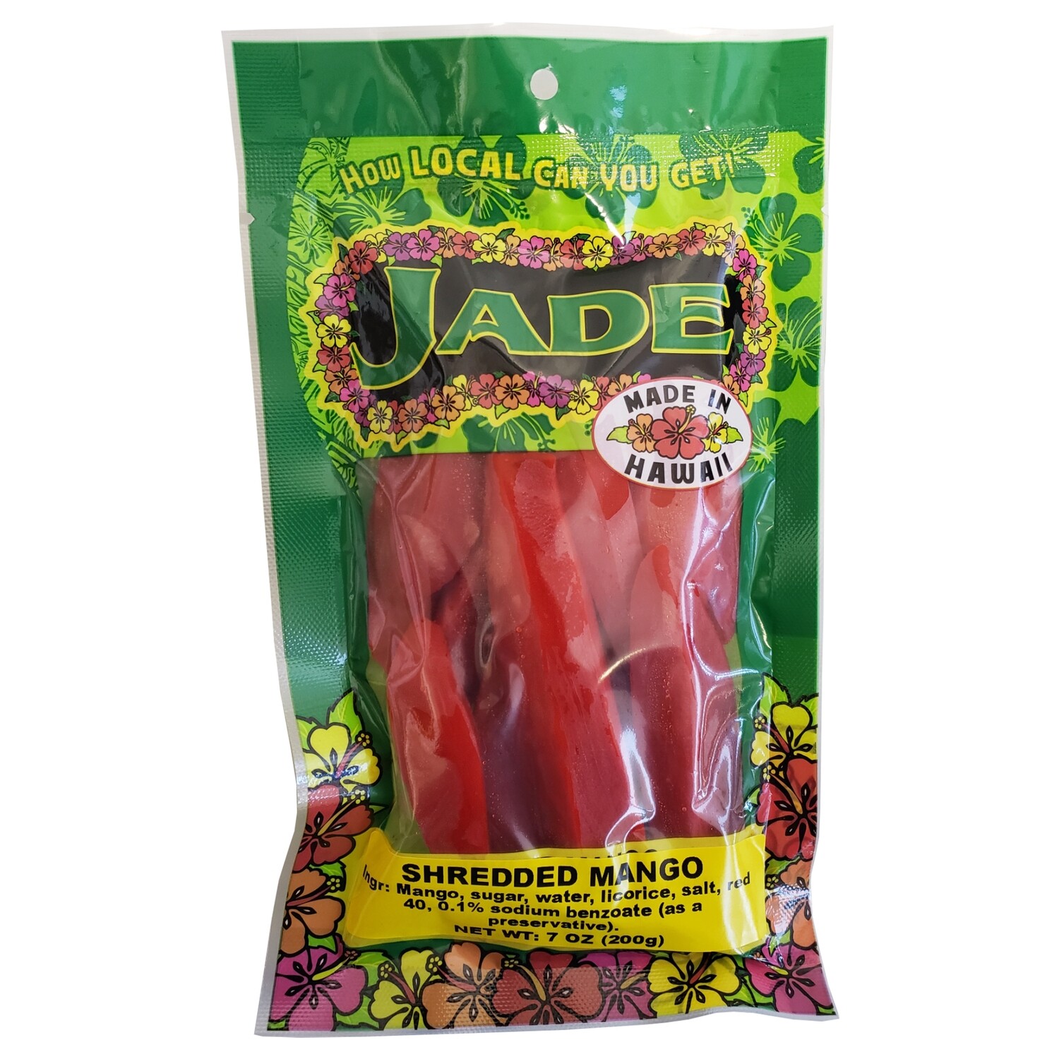 Jade Shredded Mango 7 oz | Hawaiian Li Hing