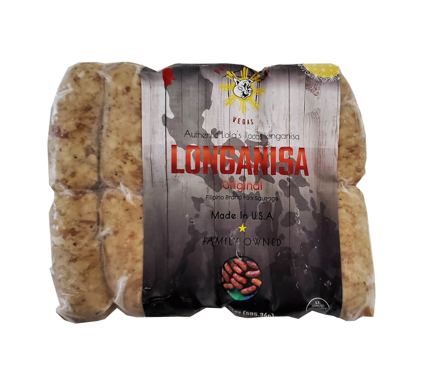 PNJ Ilocandia Authentic Lola's Iloco's Longanisa 21 oz. - Original