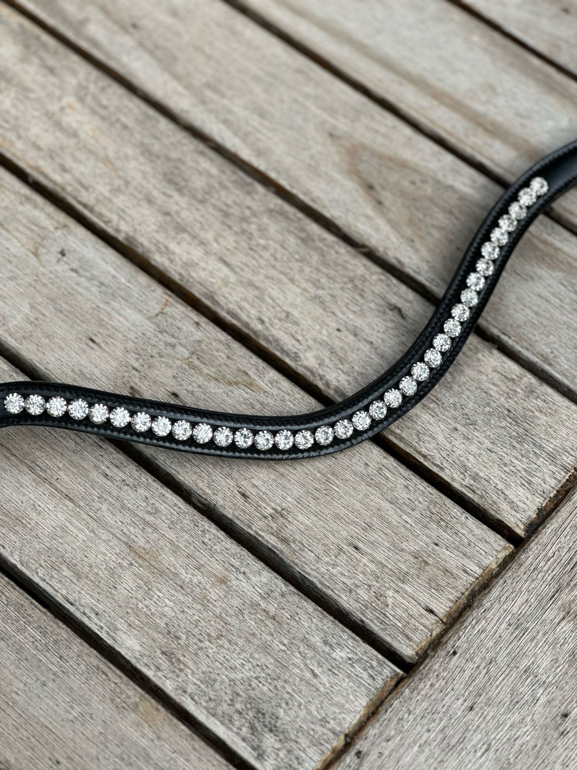 Browband White Inlay Style 9