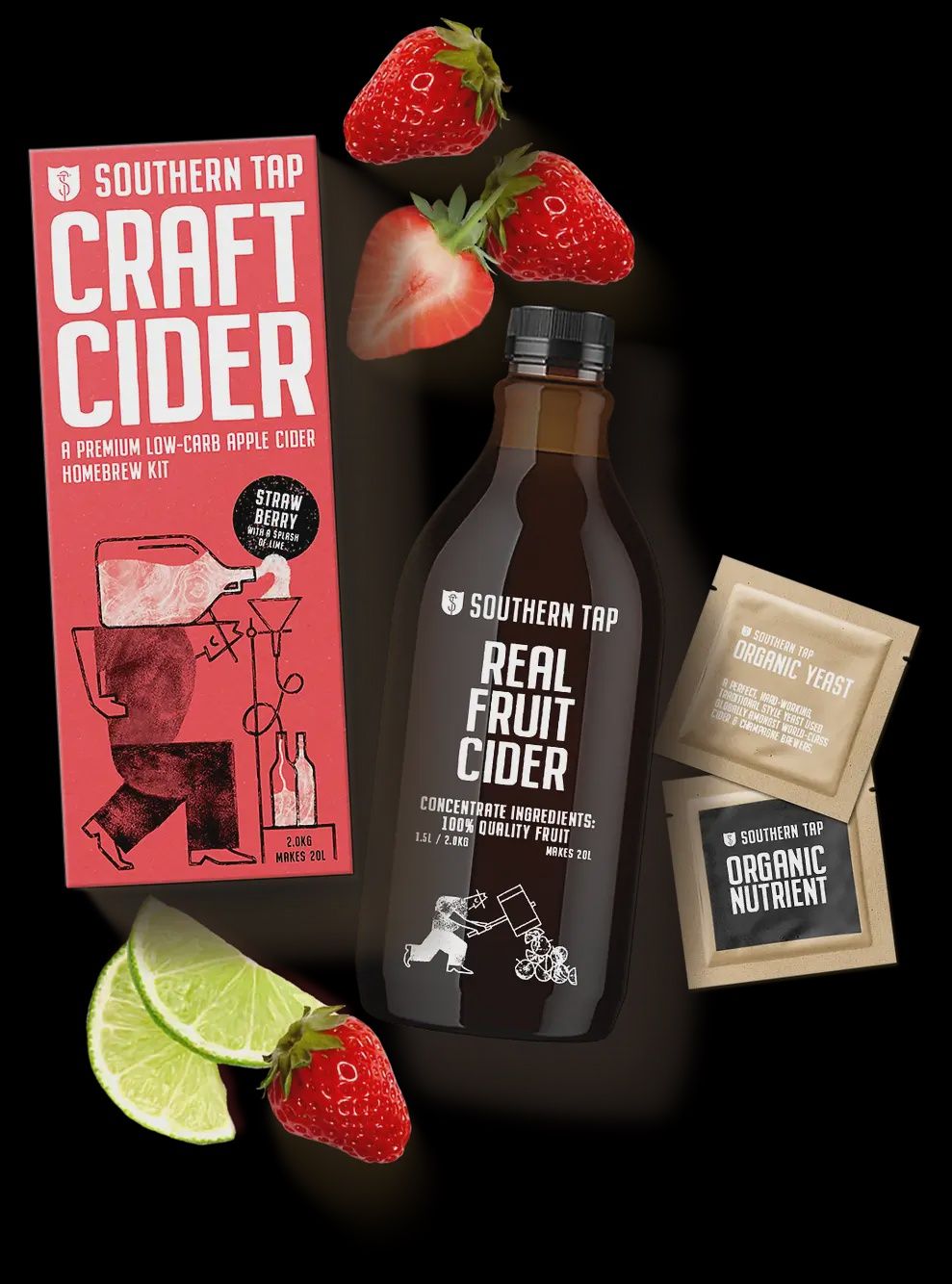 SOUTHERN TAP Strawberry Apple Cider