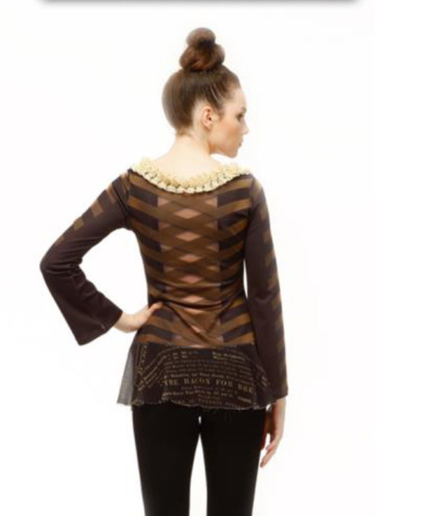 » IPNG: Champagne Truffles Corset Illusion Tunic | Tunics/Tops Wild Curves