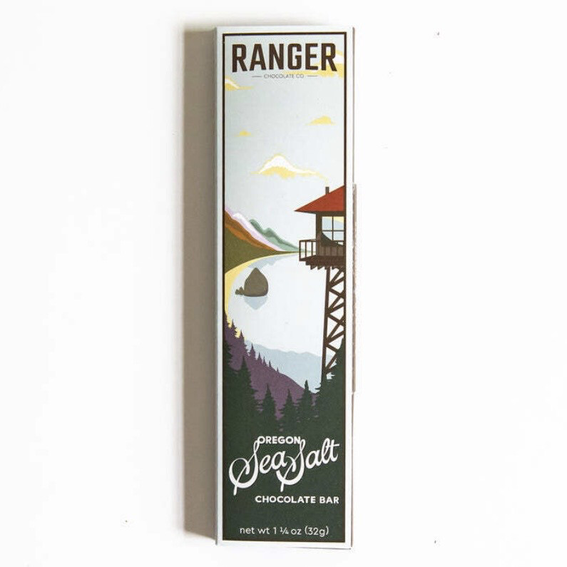 RANGER CHOCOLATE CO. OREGON SEA SALT CHOCOLATE BAR