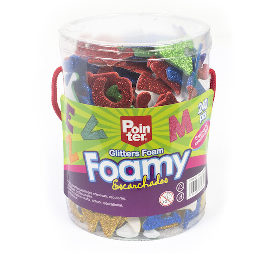 Mini Letras Alfabeto Escarchadas