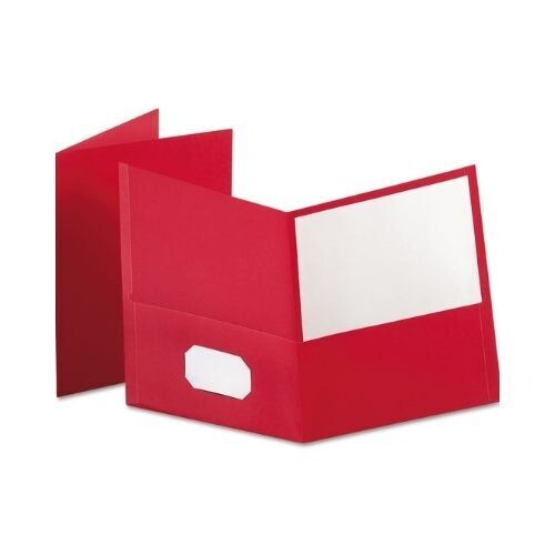 Folder con Bolsillo Color Rojo