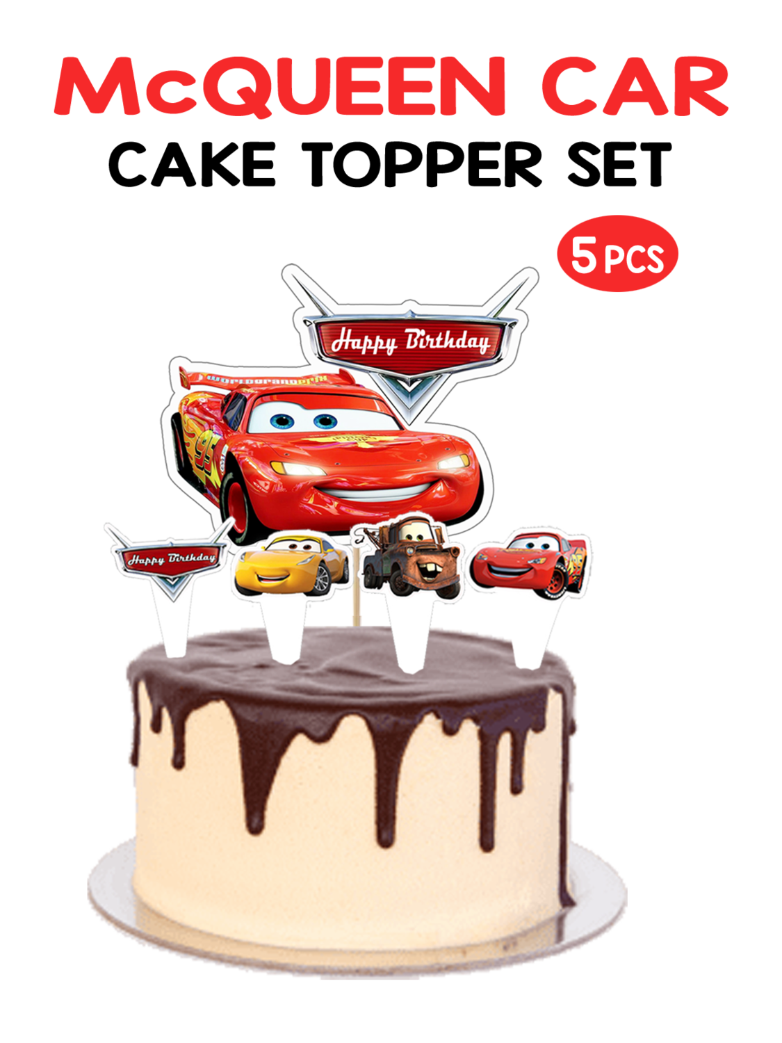Birthday Party Cake Topper Combo