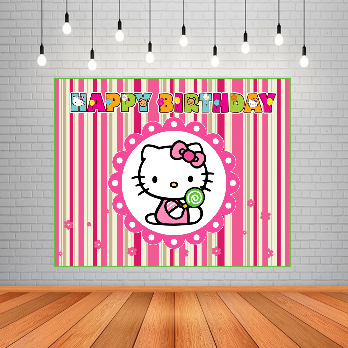 Birthday Backdrop Banner (4ft x 5ft)