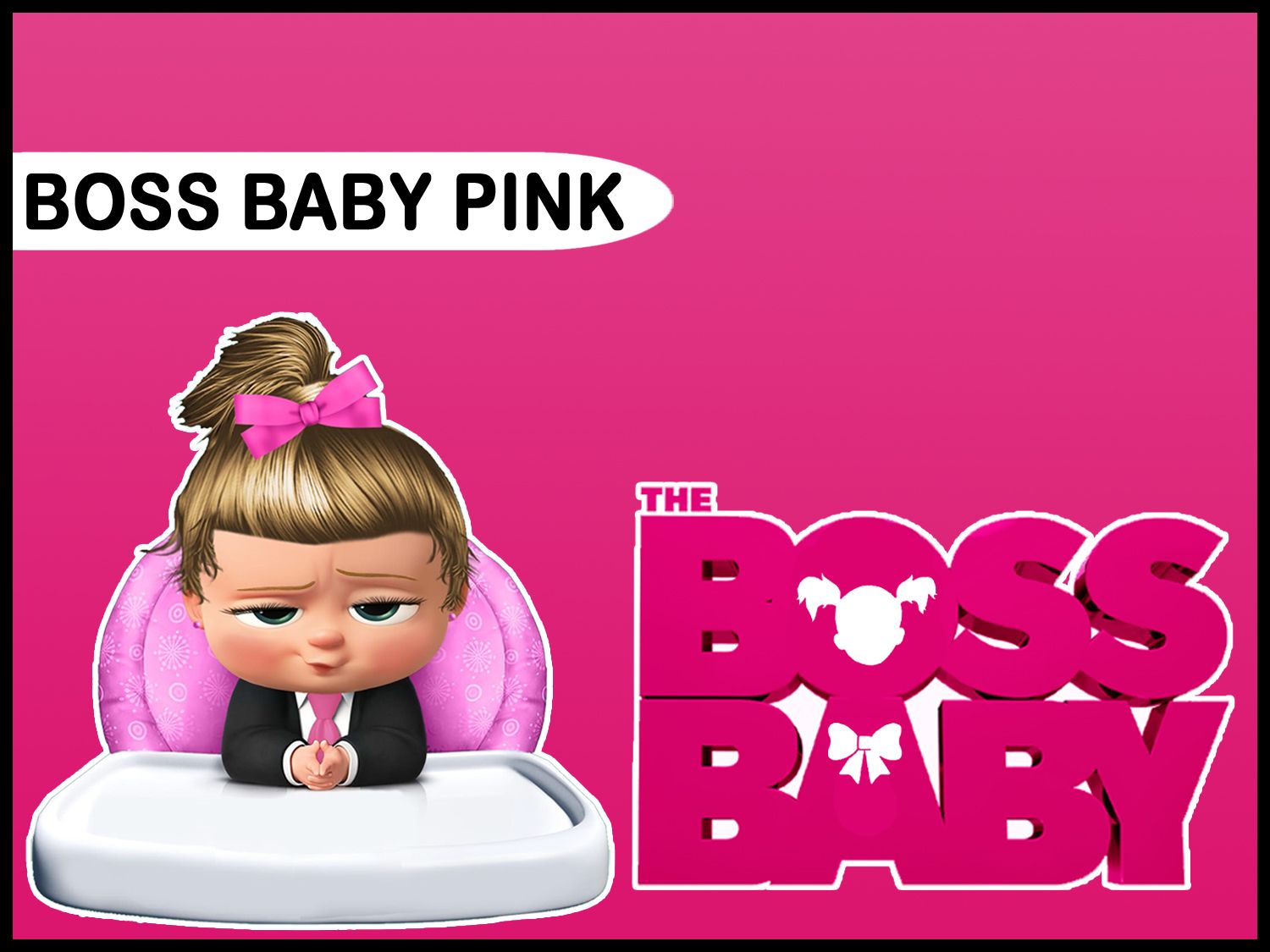 Boss Baby Pink