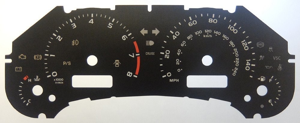 COROLLA MPH DIAL CONVERSION COROLLA MPH DIAL CONVERSION