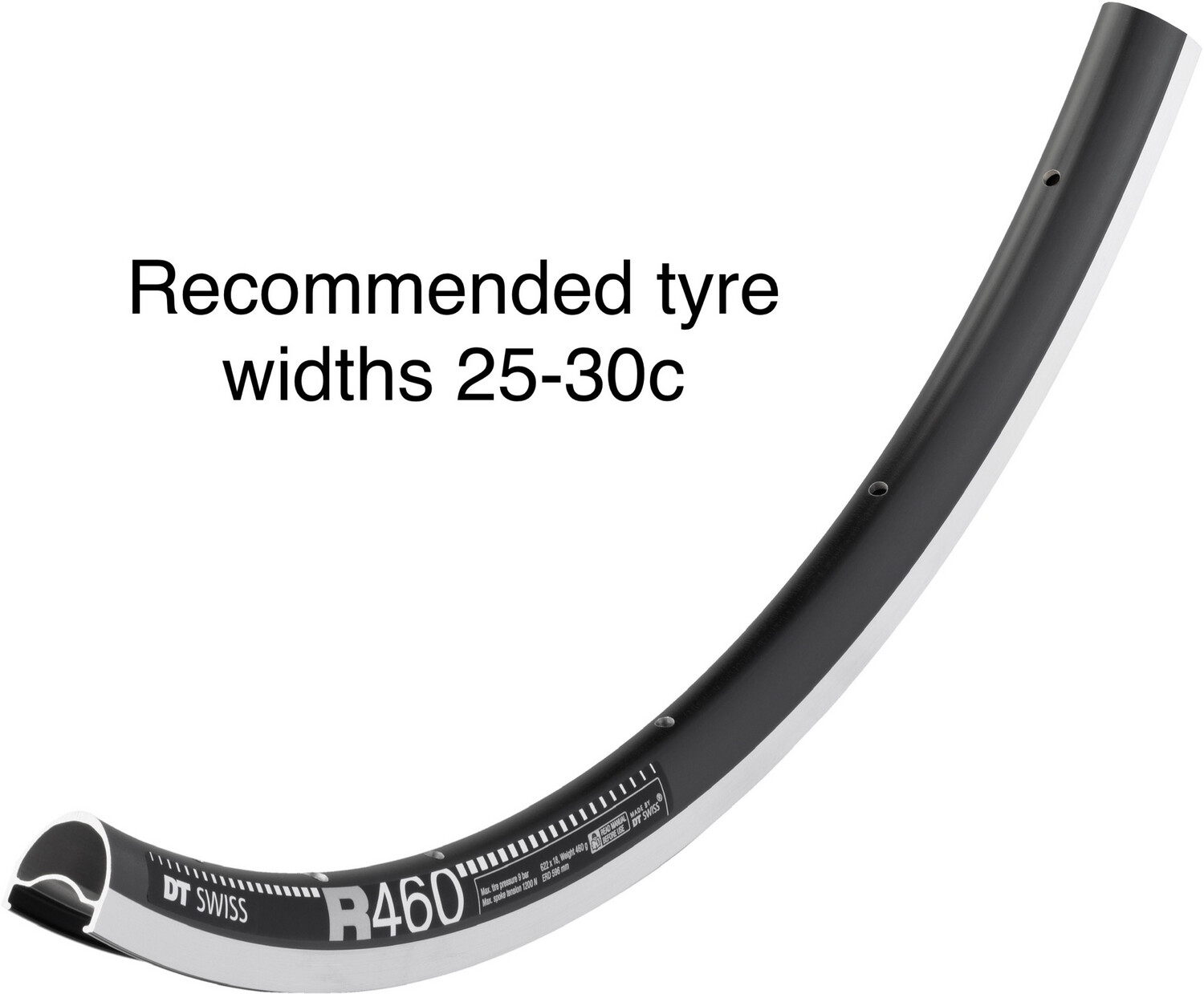 DT Swiss R460 rim with Shimano 105 R7000 hubs.