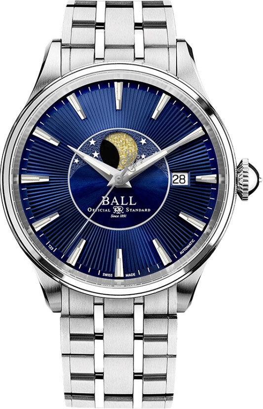 Ball Watch Trainmaster Moon Phase - Store - Grenon's of Newport ...