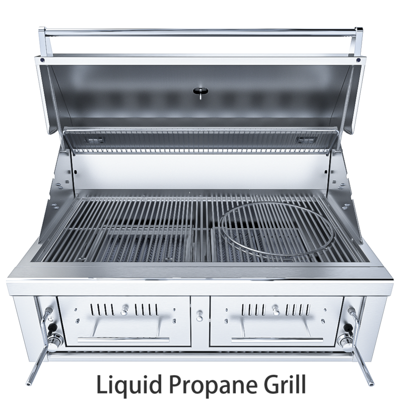 Sunstone Series Gas Charcoal Wood Burning Hybrid Grills