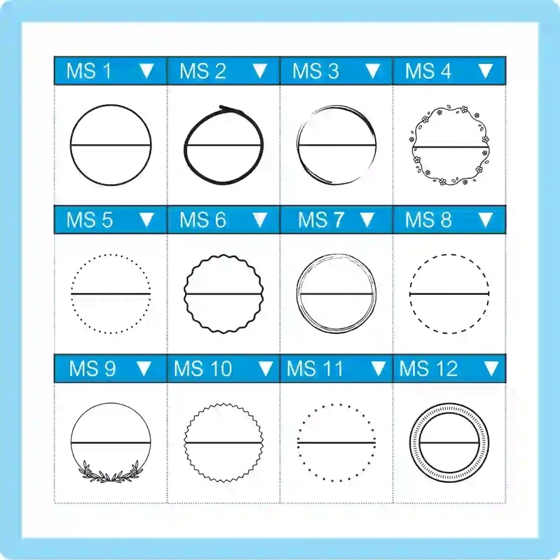 Small Marking Circle Stamp