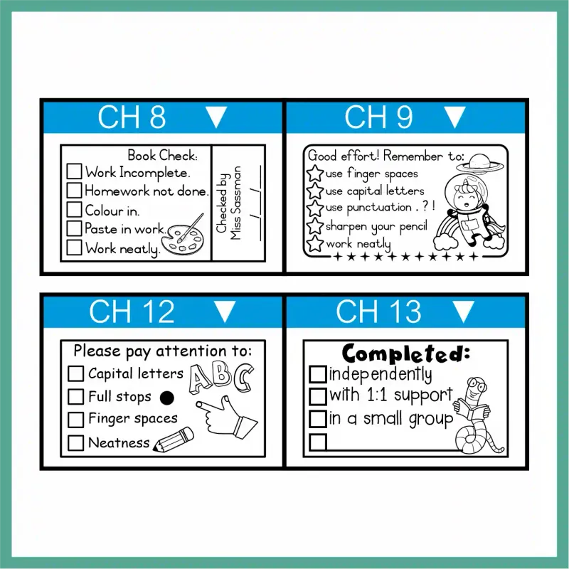 Checklist Stamp - 6 Points