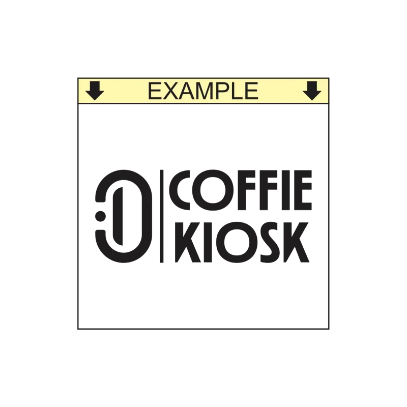 Coffee Cup Sleeve Branding Stamp | Café Logo