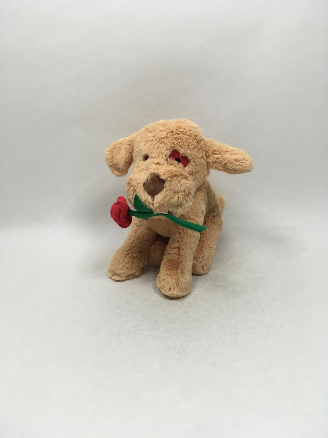 Hund Sunkid sitzend 28 cm Sammlerstück