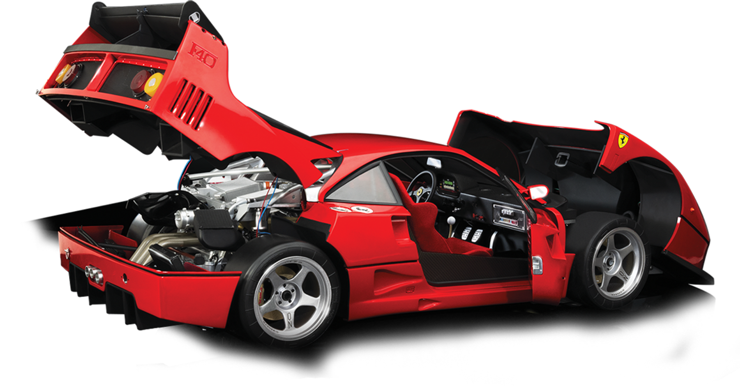 Ferrari F40 Competizione 1:8 Scale Mods