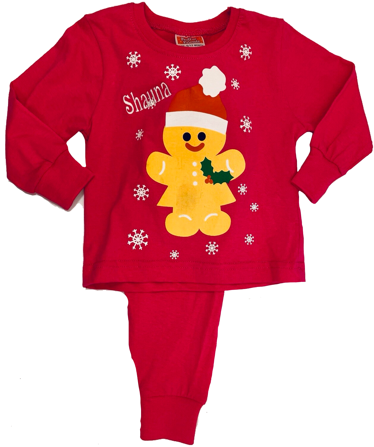 Pink ginger bread pyjamas