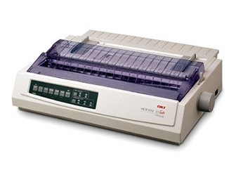 OKI 9 Pin Dot Matrix Printer ML321T Plus (c/w Power Cord & USB Cable ...