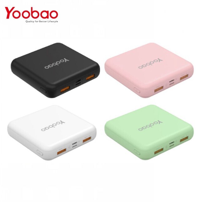 Yoobao M4 Mini Cube 10000mah 2 Input 2 Output Small Size Power Bank ...