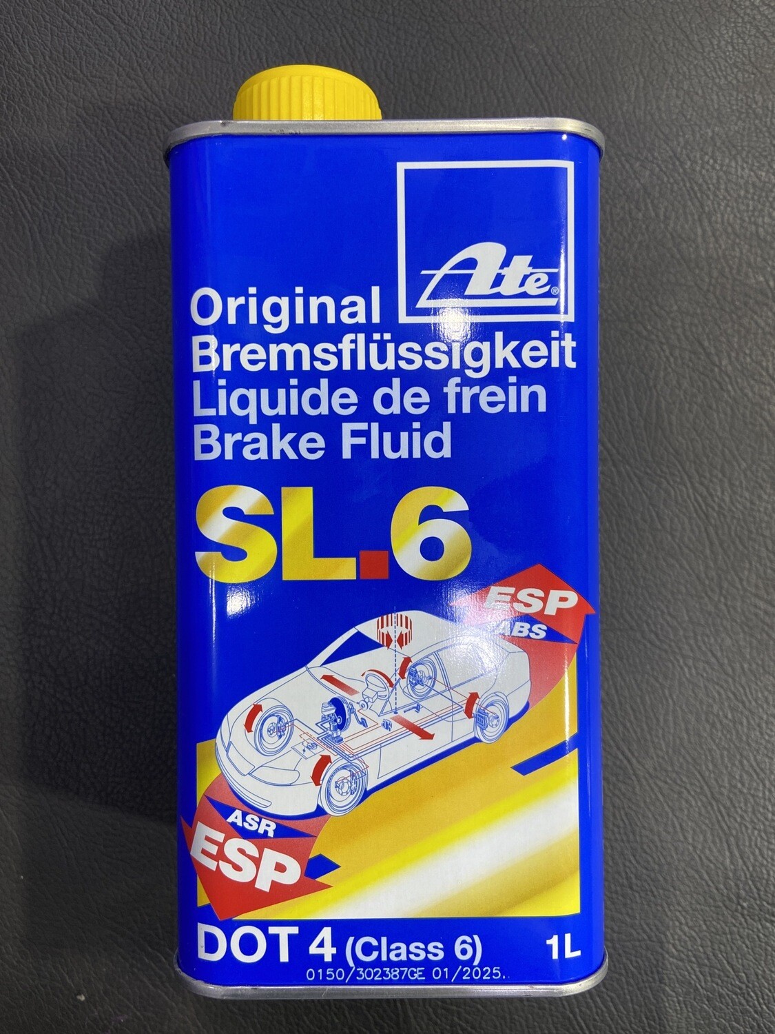 น้ำมันเบรกATE SL6 DOT4 Class6 ขนาด 1ลิตร