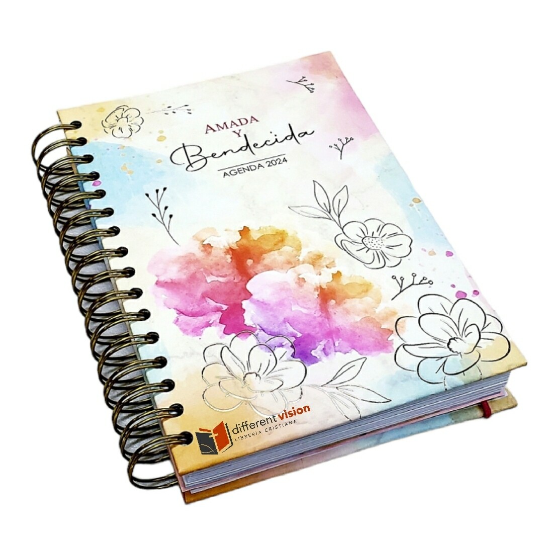 Agenda Amada y Bendecida Espiral (oro) 2024