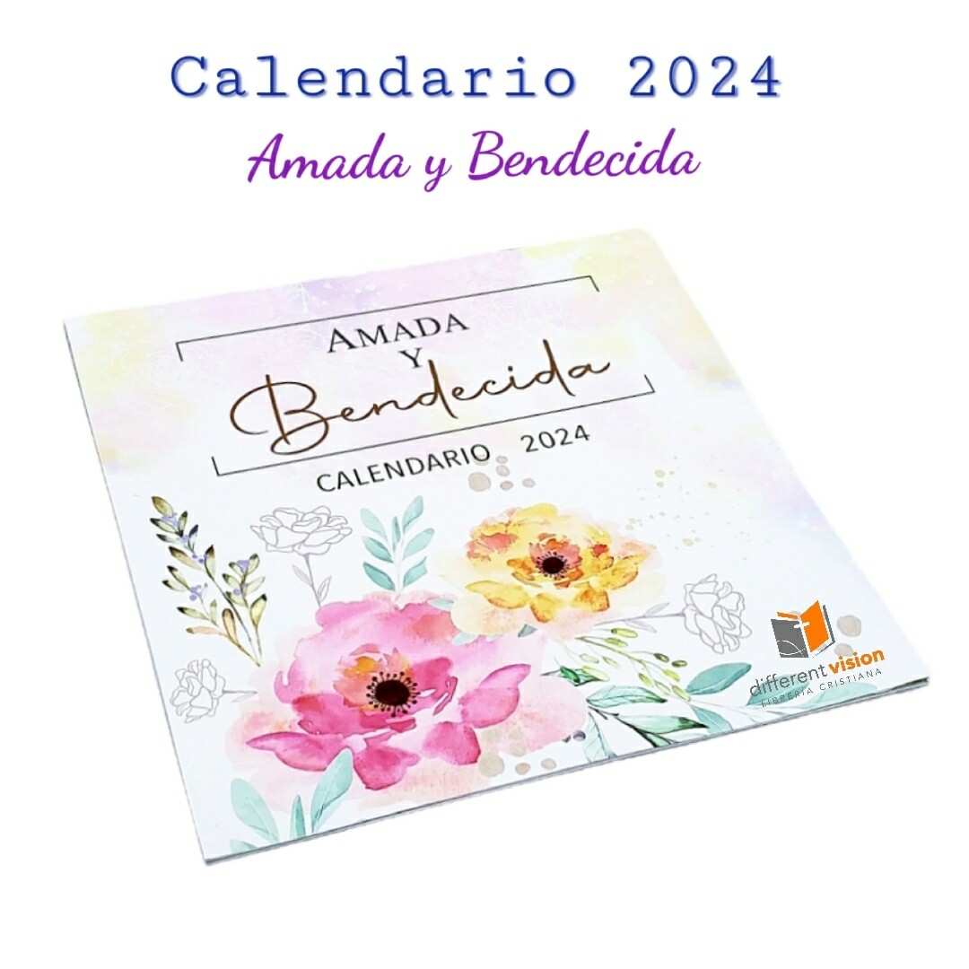 Calendario Amada y Bendecida 2024