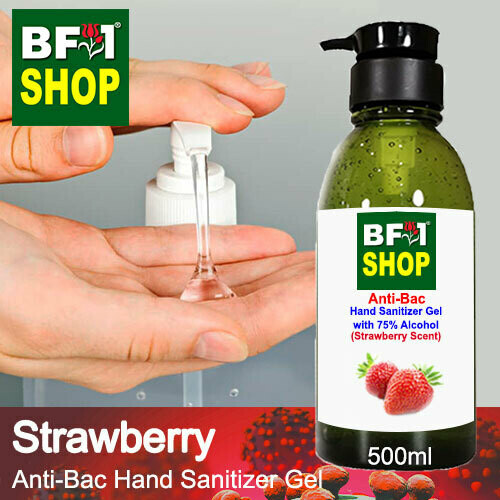 Anti-Bac Hand Sanitizer Gel with 75% Alcohol (ABHSG) – Strawberry ...