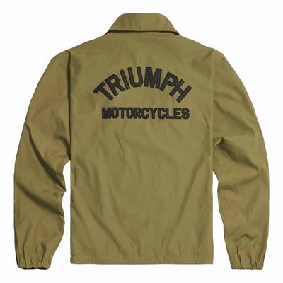 Triumph Carter Coach Khaki Green Softshell Jacket - MTES24007 - Shop ...