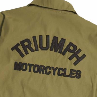 Triumph Carter Coach Khaki Green Softshell Jacket - MTES24007 - Shop ...