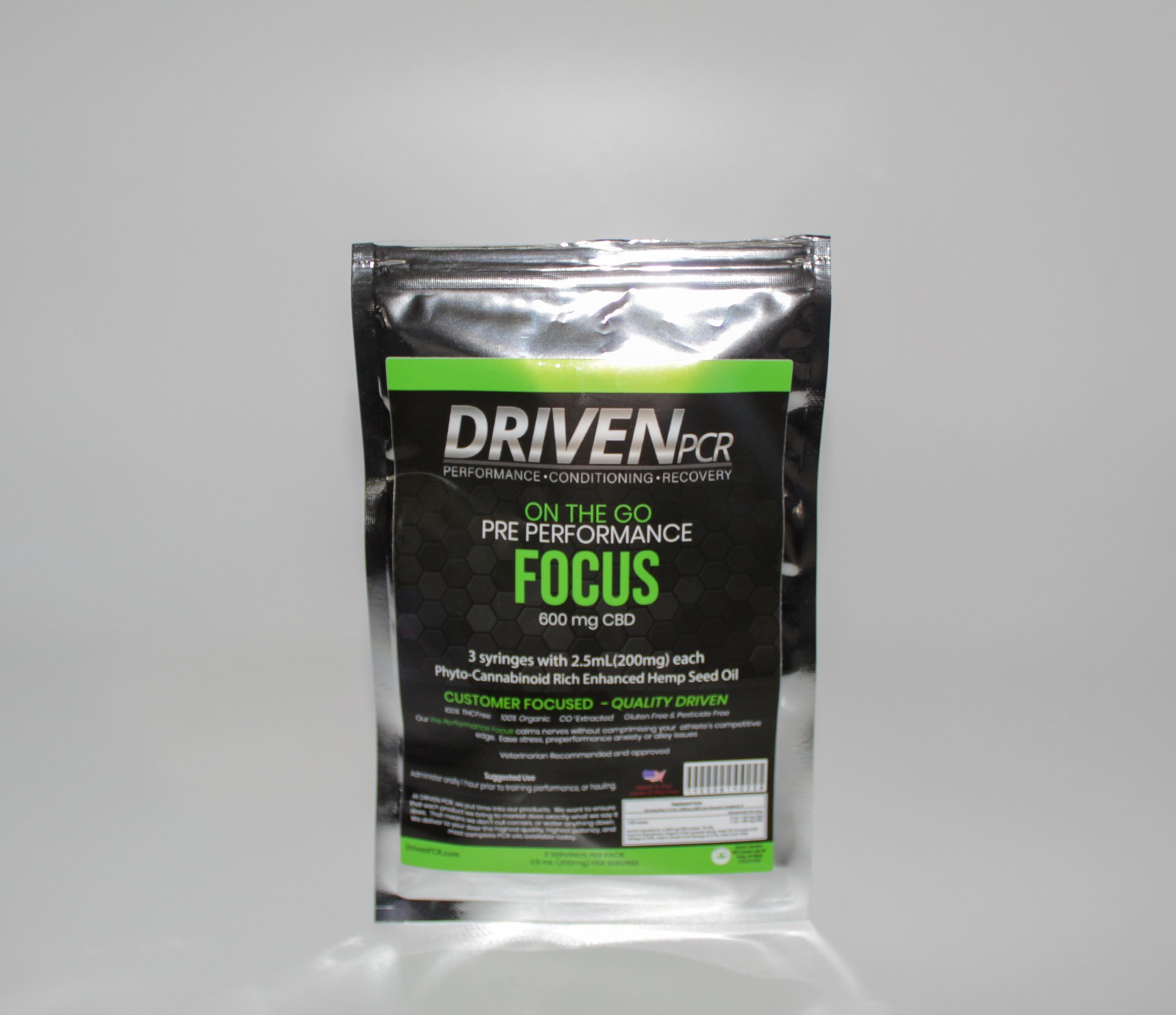 Driven PCR - High Potency CBD Oils For Equine, Human, and Companion Animal