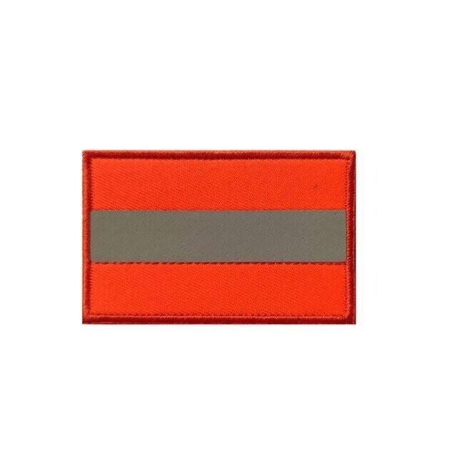 Hi-Vis Orange Woven Patch