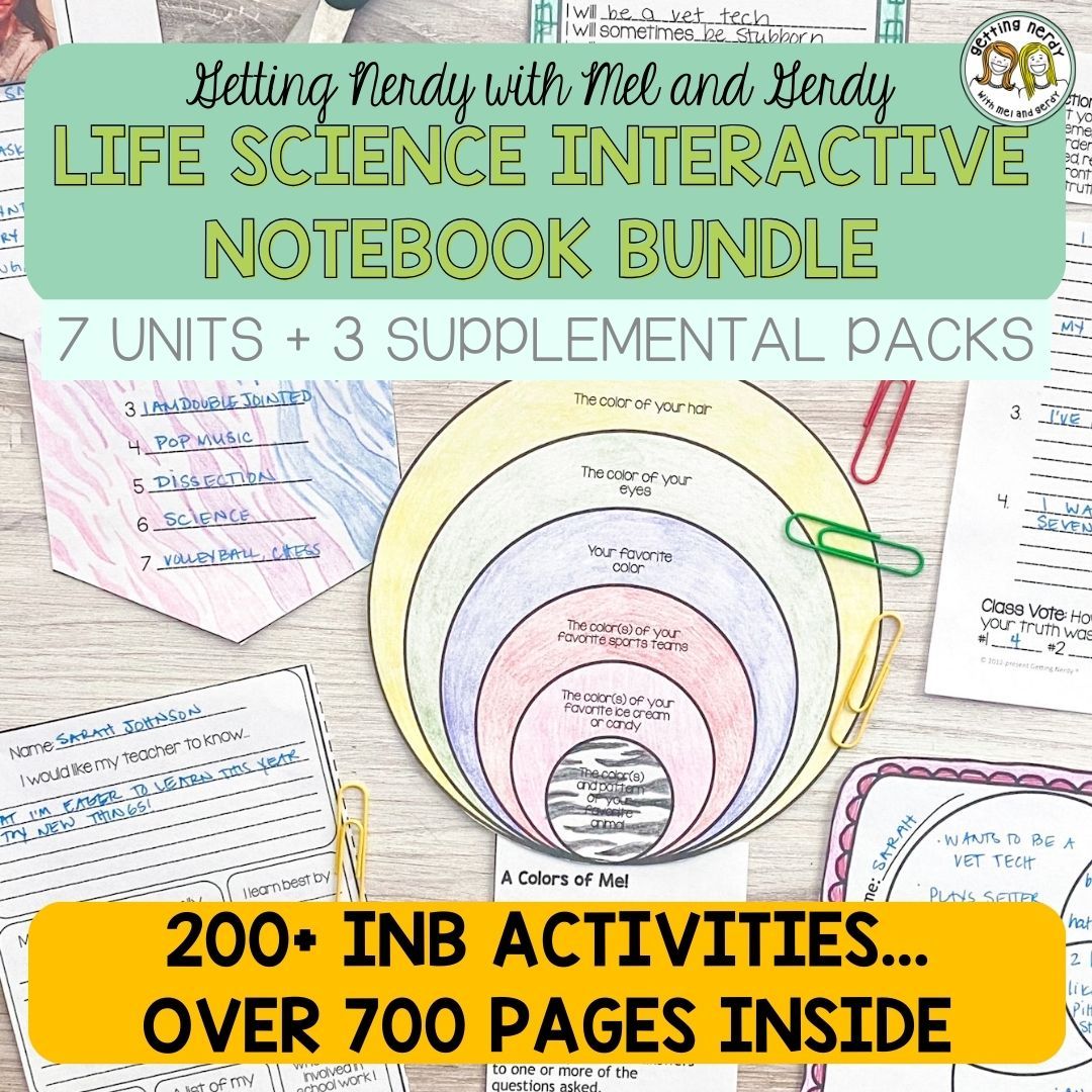 7th Grade Life Science Notebook