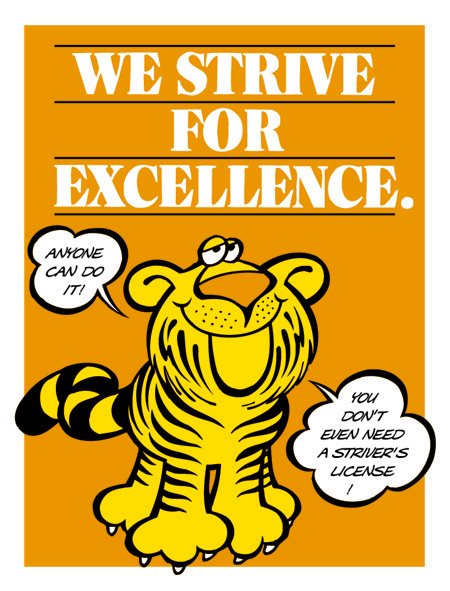 We Strive for Excellence