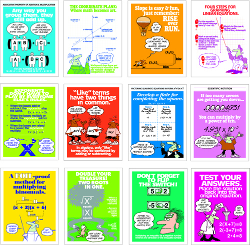 Algebra I Poster Set (12)