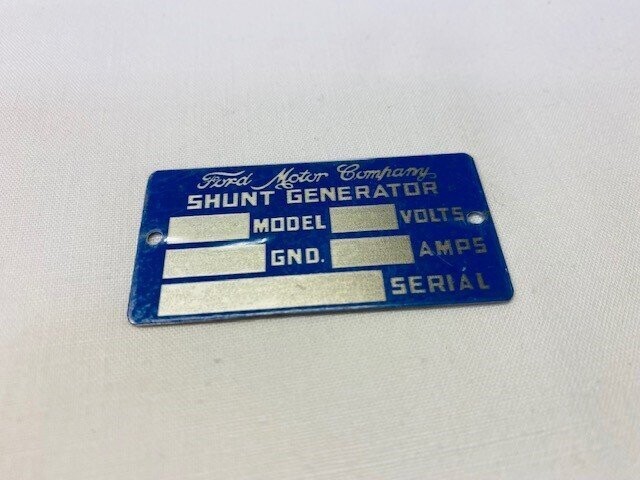 Generator Plate - Ford GPW