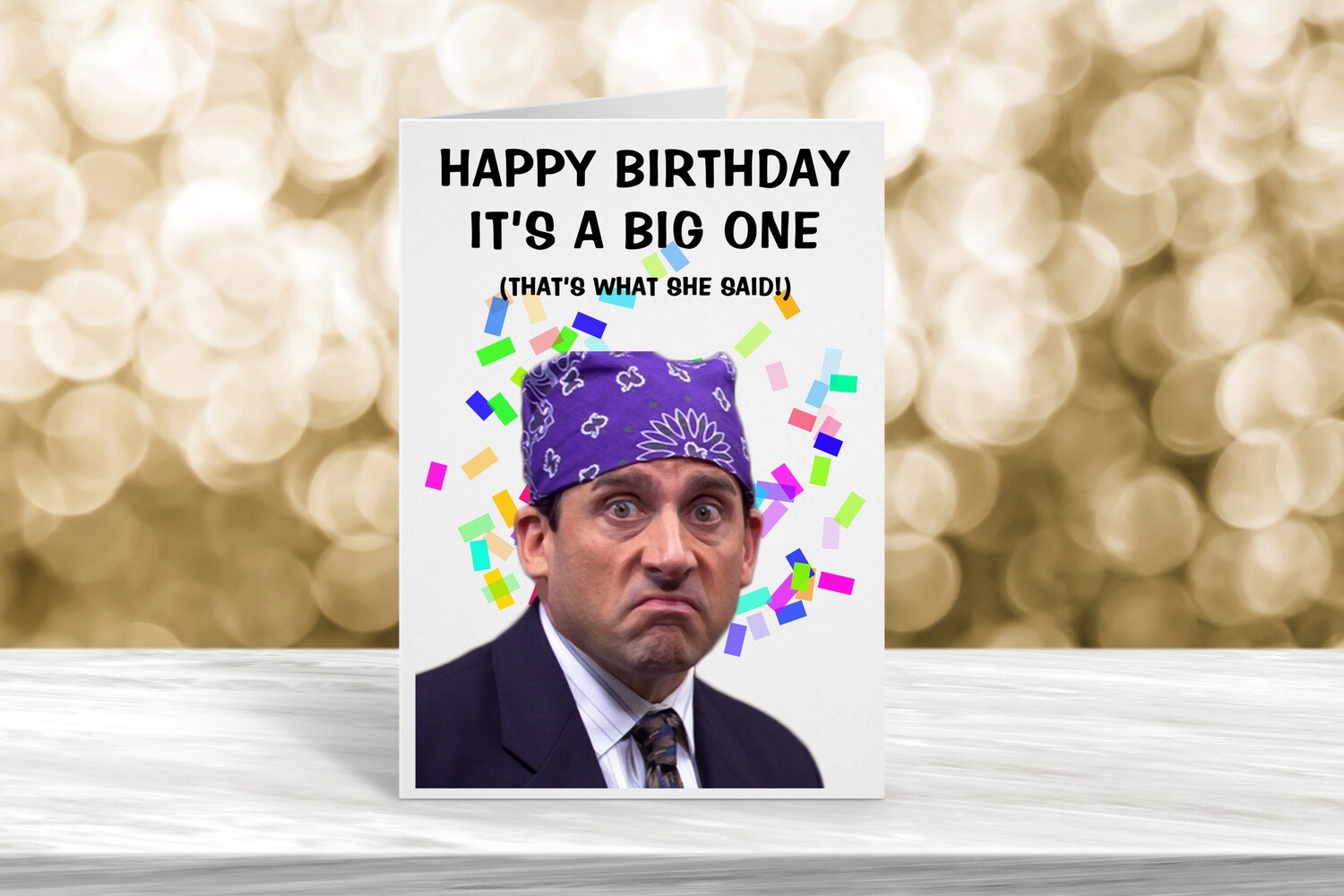 Michael Scott Birthday Card