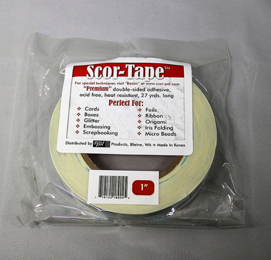 Scor-tape 1″ – Double Sided Tape – 1 inch
