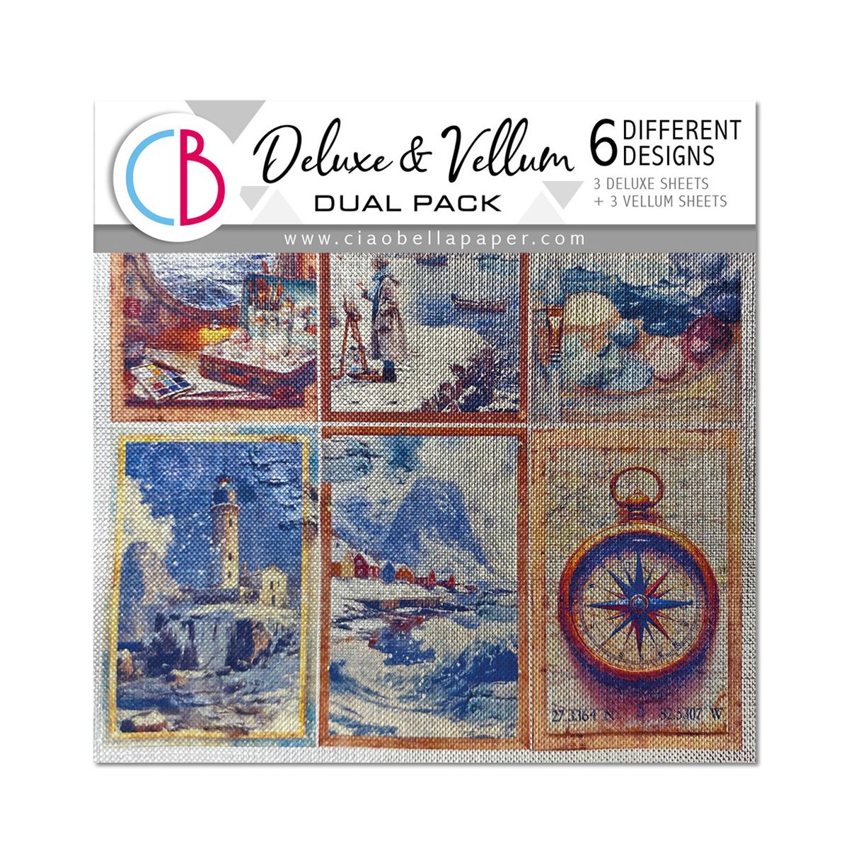 An Artist Journey 6×6 Deluxe Silver & Vellum Dual Pack – Ciao Bella
