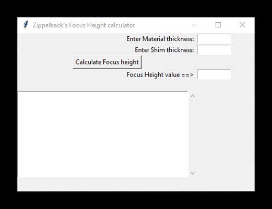 GlowForge "Focus Height" Calculator