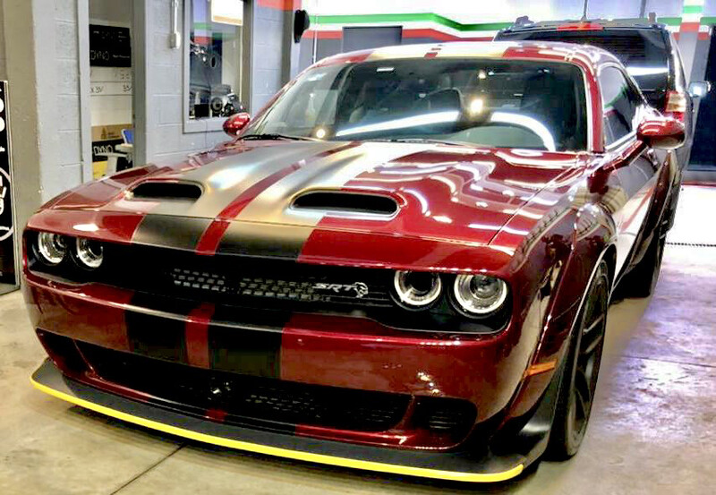 2019 – Up Challenger Hellcat Rally Stripe Vinyl Graphics Kit – Vinyl ...
