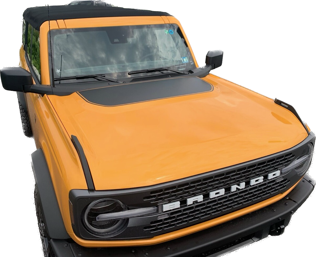 Bronco Hood Graphics Decals & Striping – Vinyl Stripes, Decals ...