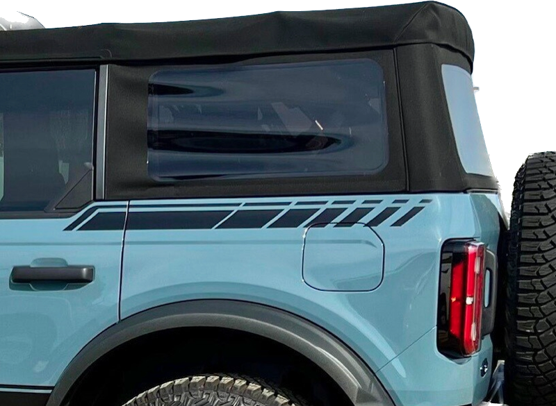 Rear Quarter Side Graphics Kit for your 2021 – Up Ford Bronco! – Vinyl ...