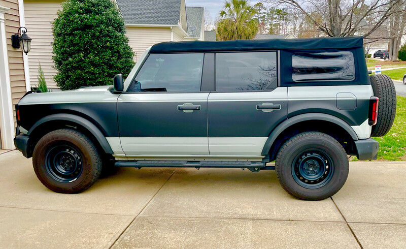 2021-up Ford Bronco Two Tone Wrap Style Body Graphics – Vinyl Stripes ...