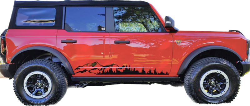 2021 and Up: FORD BRONCO GRAPHICS and STRIPING – Vinyl Stripes, Decals ...