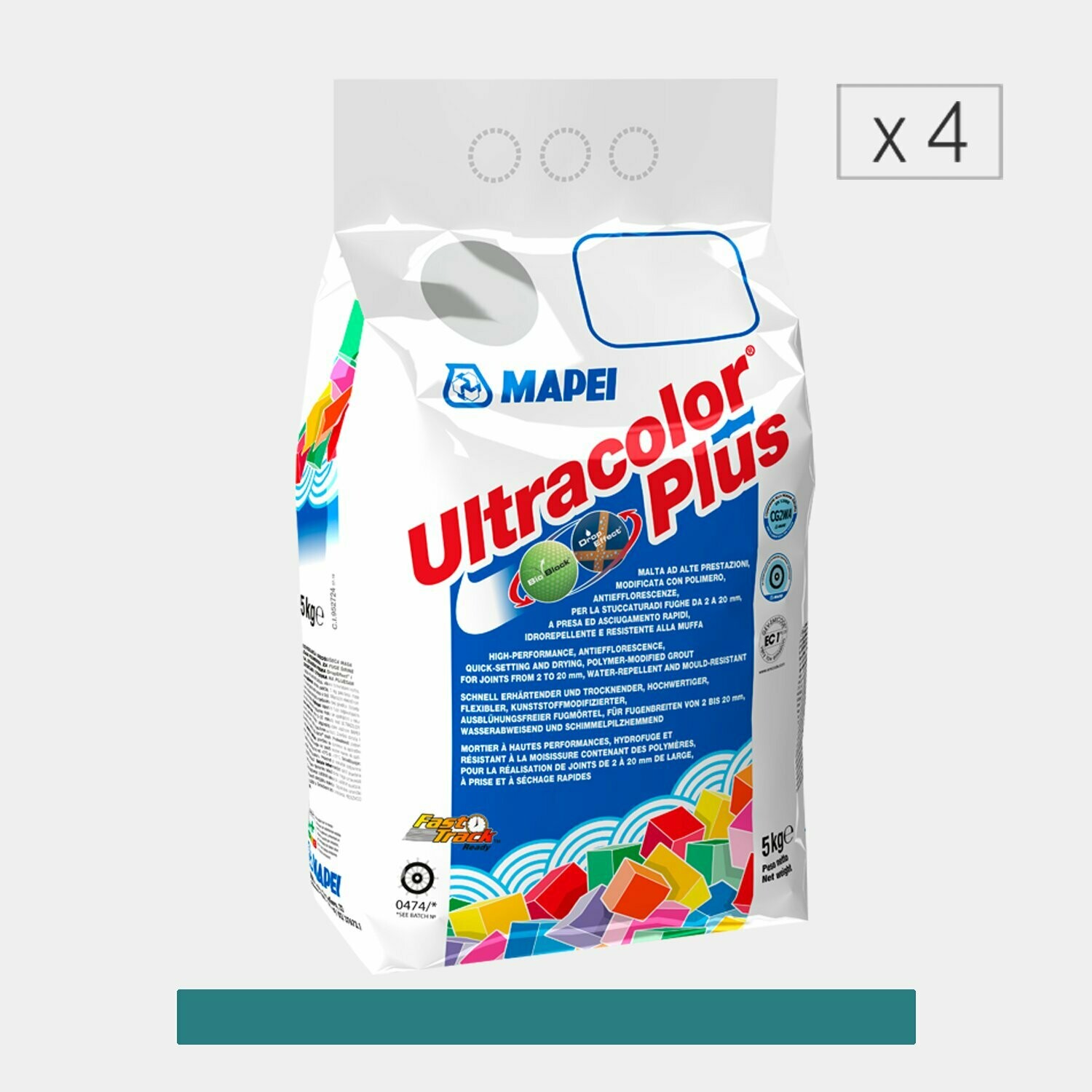 Set 4 Stucchi per fughe Mapei Ultracolor 5Kg cod.171
