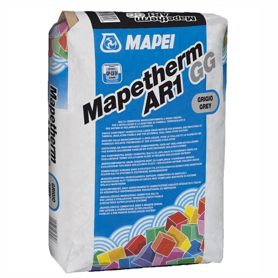Collante e Rasante Mapei Mapetherm AR1 GG per cappotto