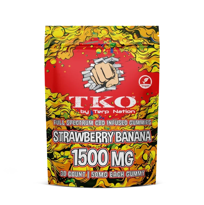 TKO CBD Full Spectrum Gummies 1500mg - 30 ct.